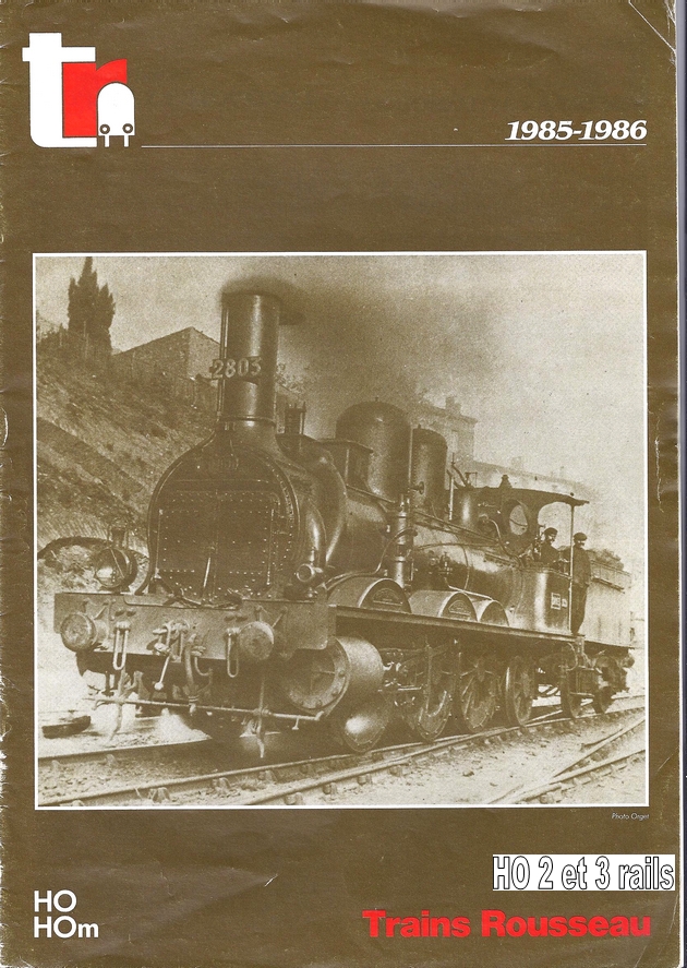 Trains Rousseau Catalogue 1985-1986