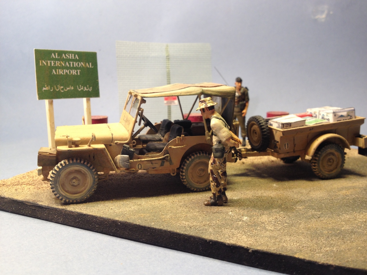 Old Lady :1991 French jeep Hotckiss in Gulf... - Missing-Lynx