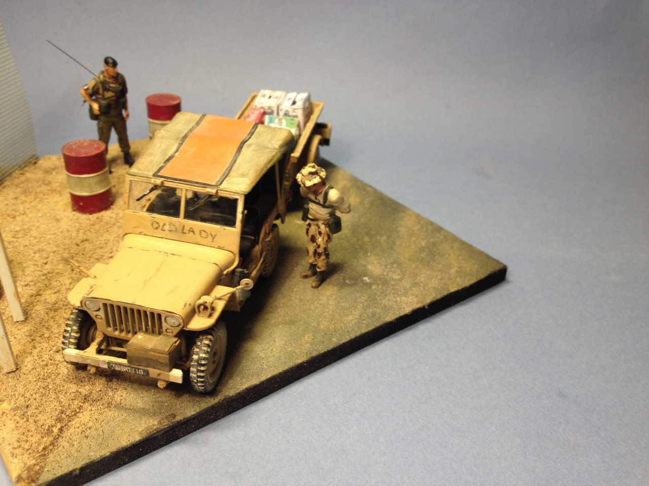 Old Lady :1991 French jeep Hotckiss in Gulf... - Missing-Lynx