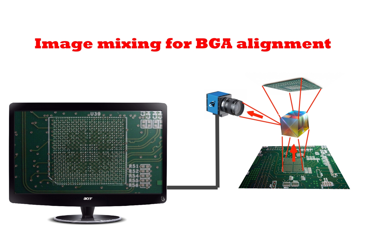 Acquisition de deux images avec une caméra (fusion des deux images ...