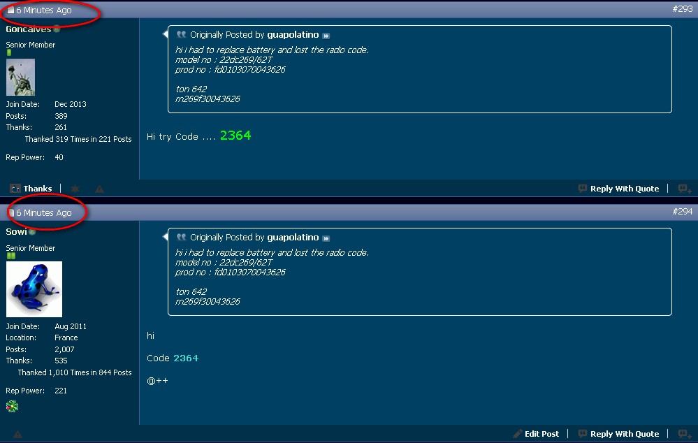 [ TOPIC UNIQUE ] Faites vos demandes de code autoradio ici - Page 1065 ...