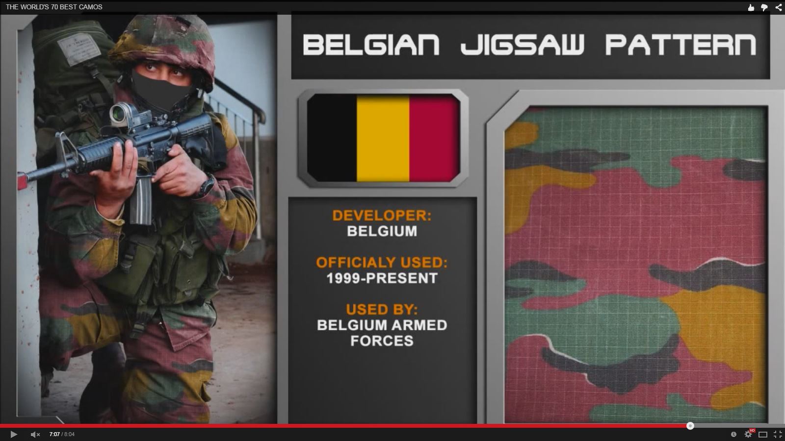 Photo belgian jigsaw pattern de l'album camouflage