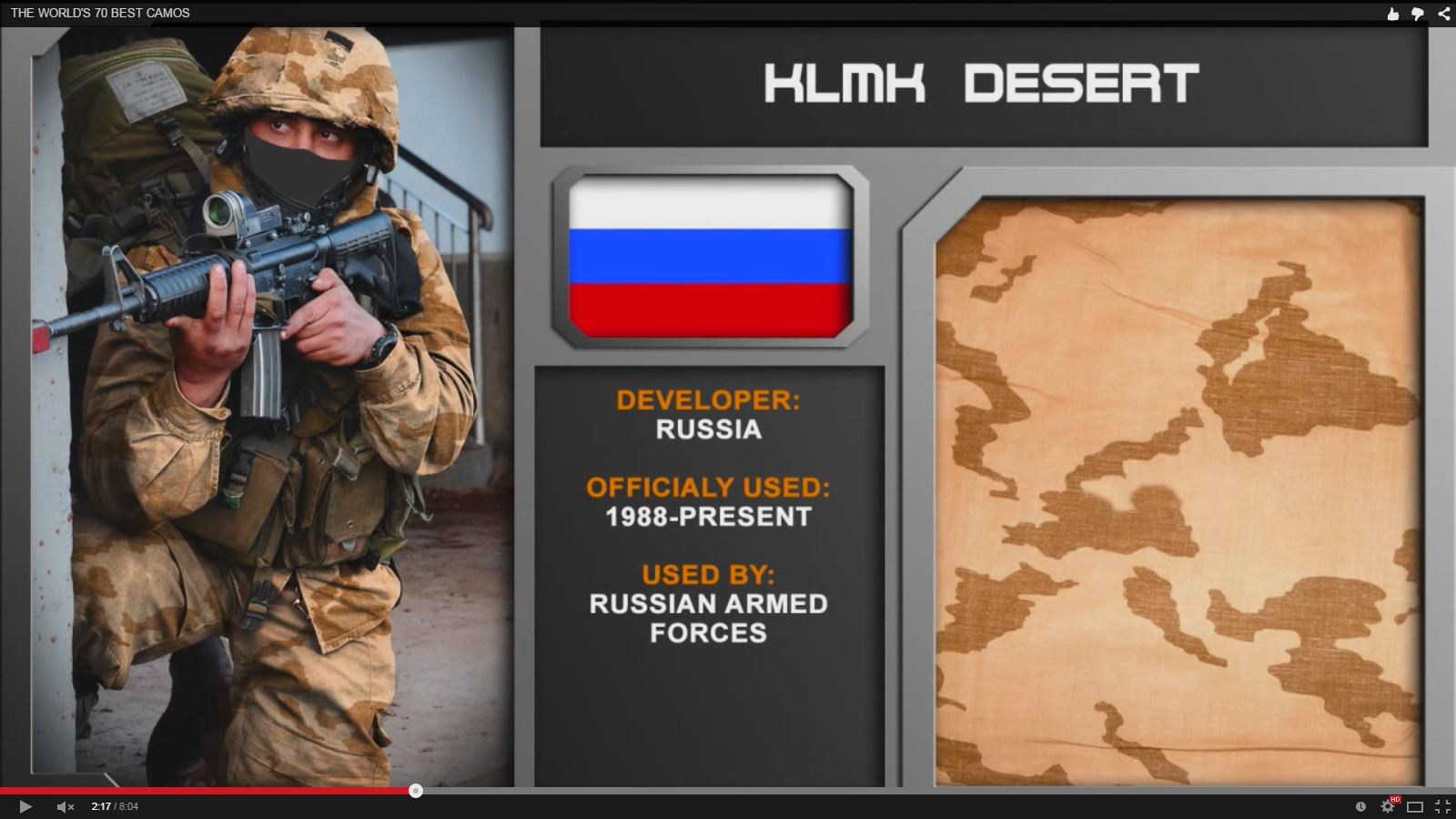 Photo klmk desert de l'album camouflage