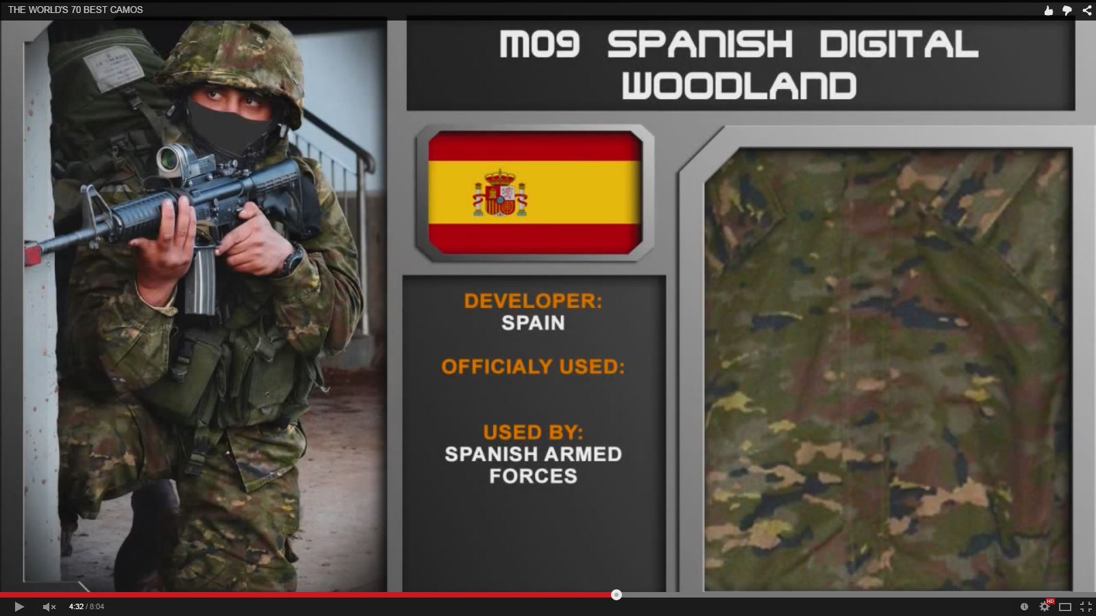 Photo m09 spanish digital woodland de l'album camouflage