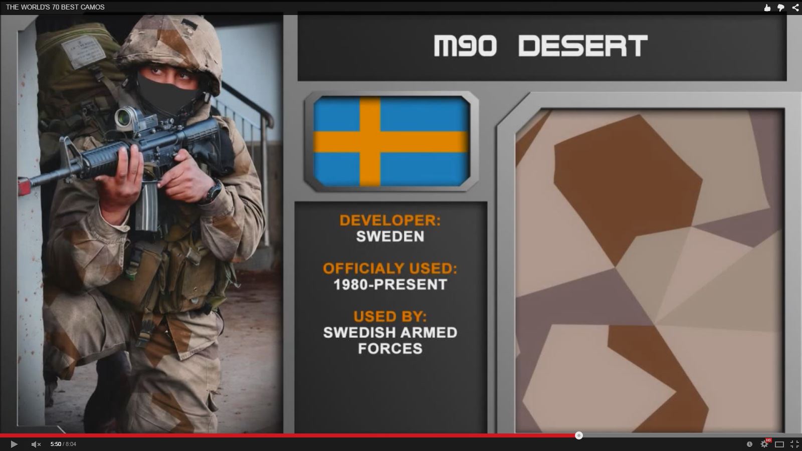 Photo m90 desert de l'album camouflage