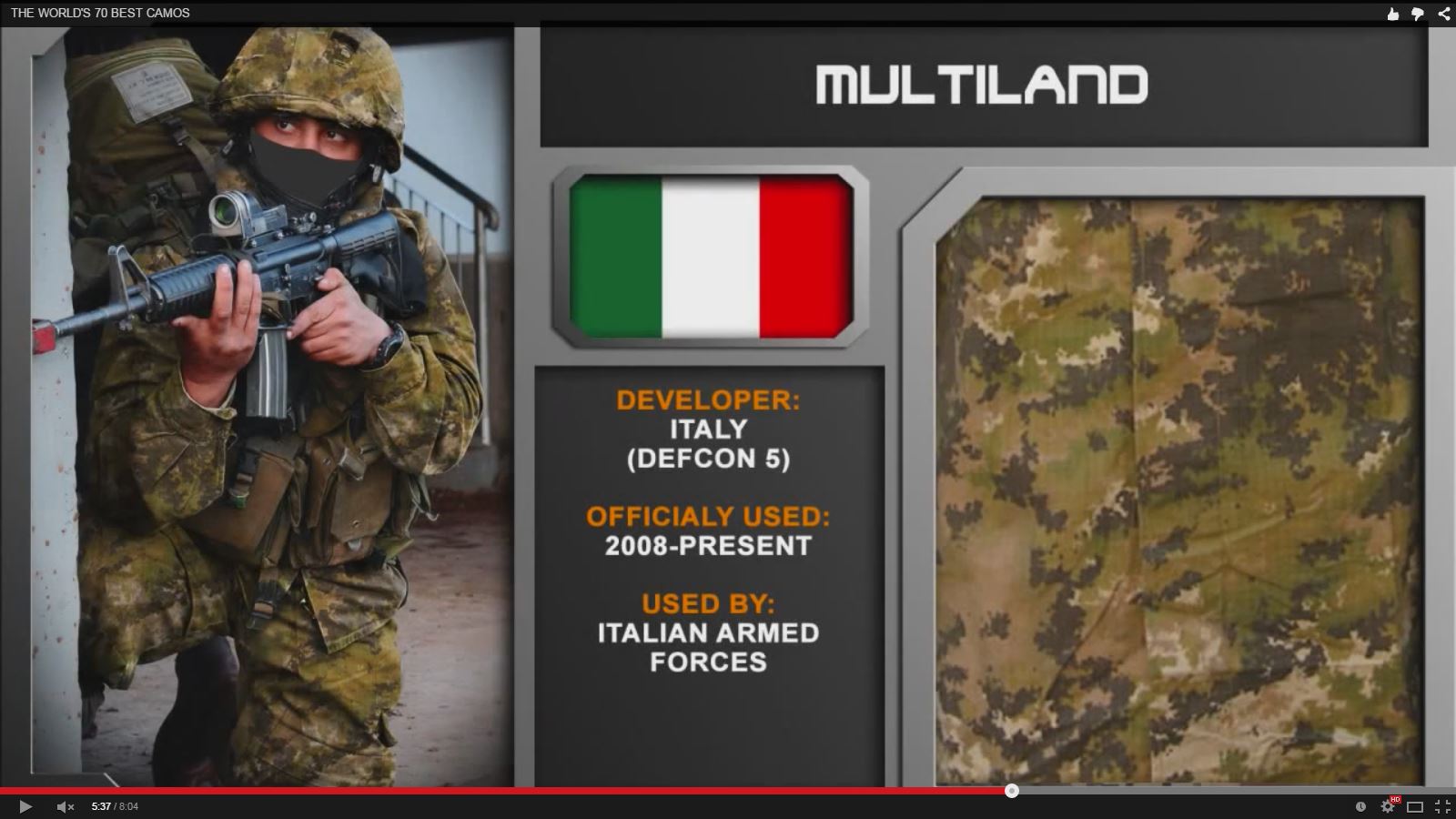 Photo multiland de l'album camouflage