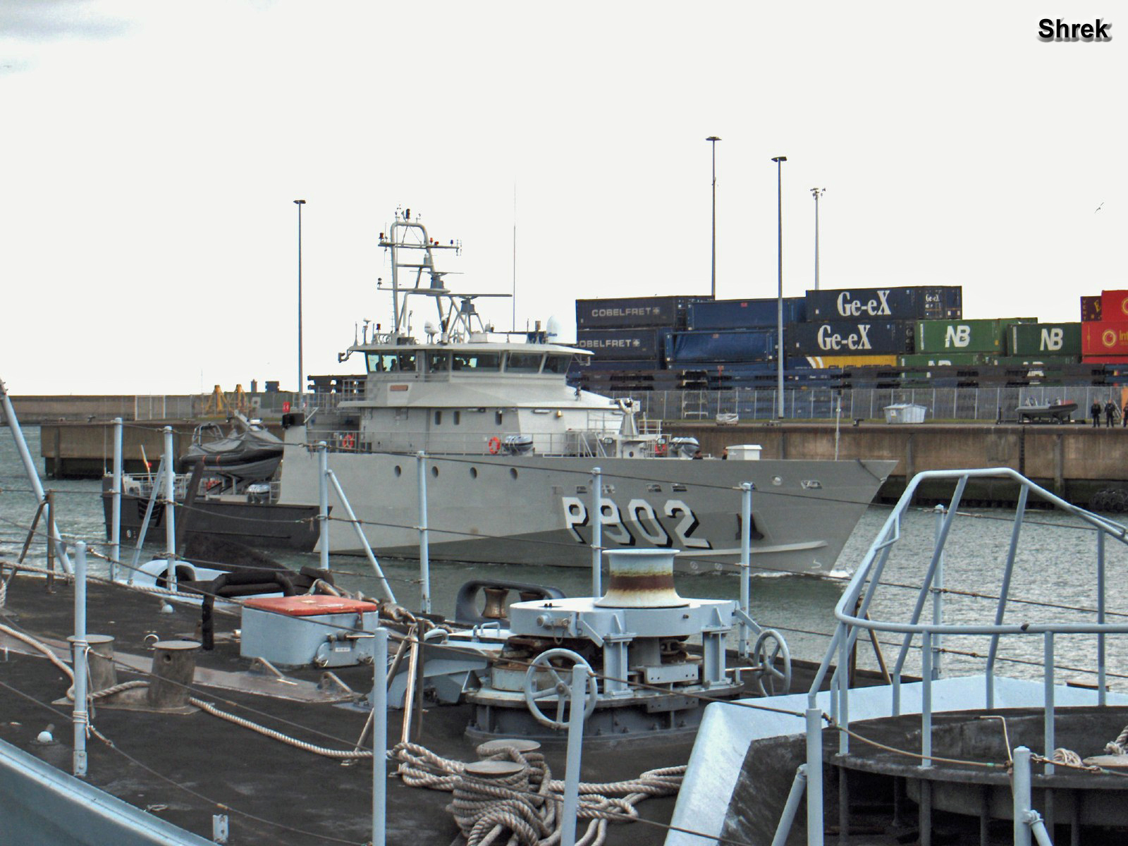 Arrivée du P902 POLLUX à Zeebrugge