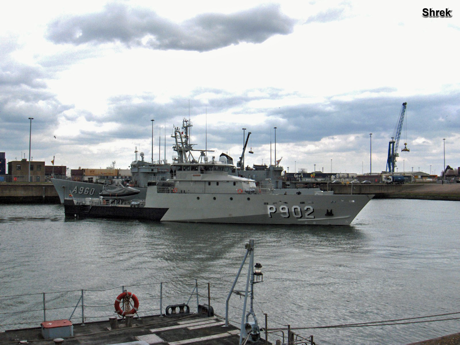 Arrivée du P902 POLLUX à Zeebrugge