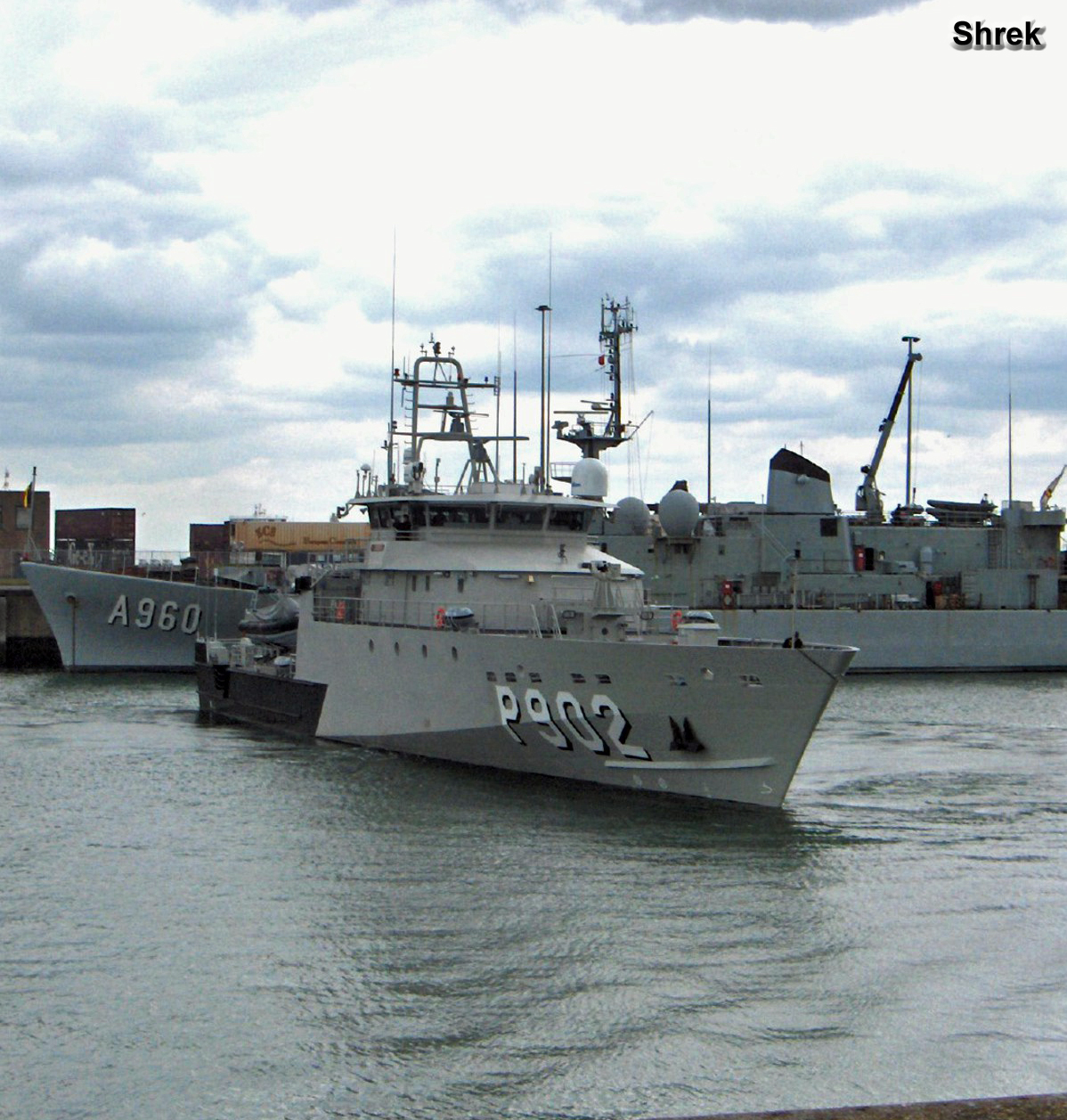 Arrivée du P902 POLLUX à Zeebrugge