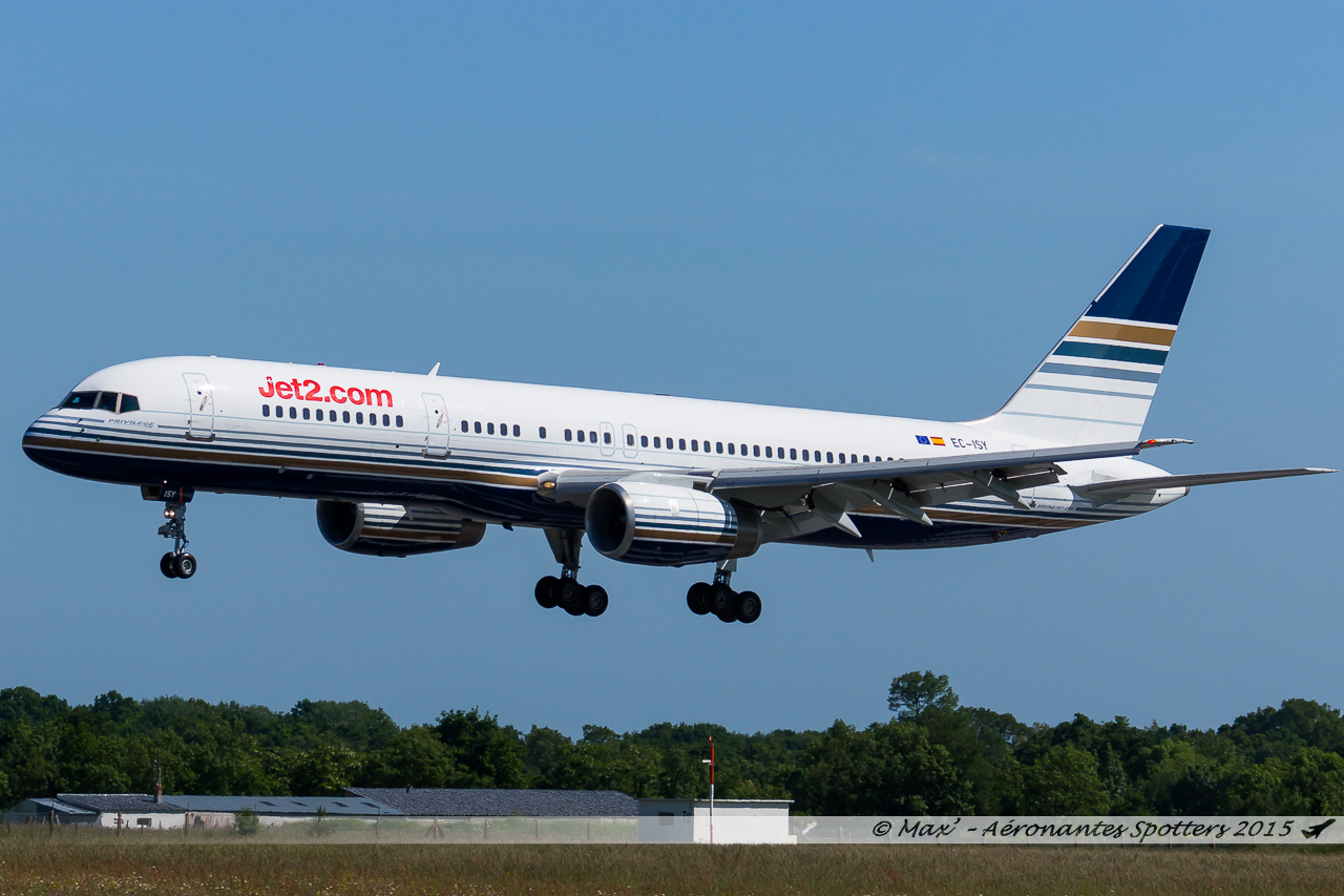 [17/05/2015] Boeing B757-200 (EC-ISY) Privilege Style "Jet2.com sticker"