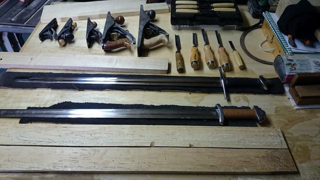 Naissance d'un fourreau