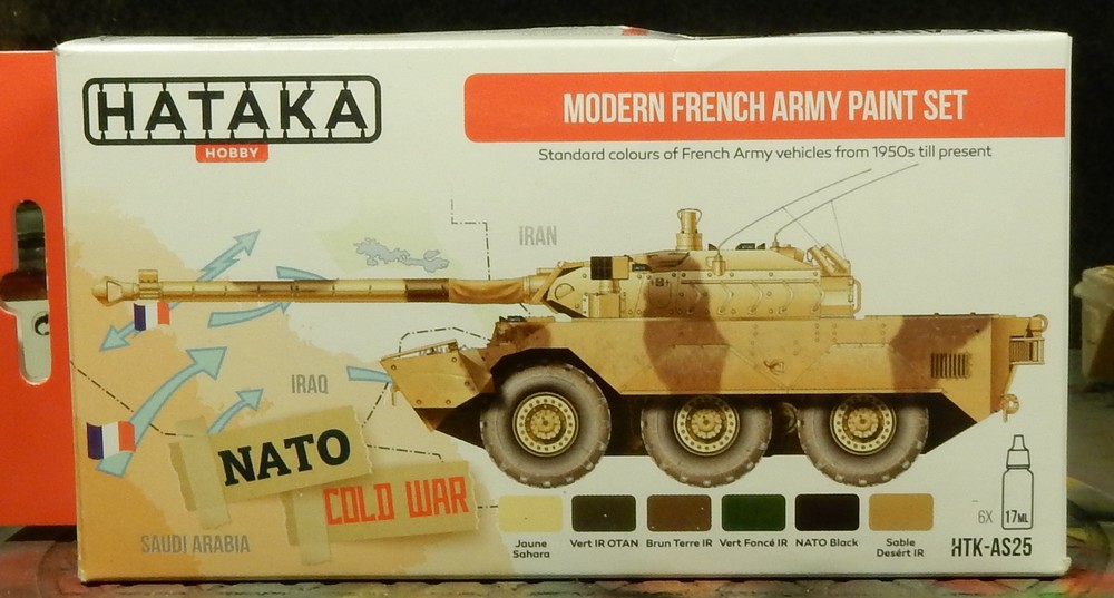 Test peinture Hataka "Modern French Army Paint Set"