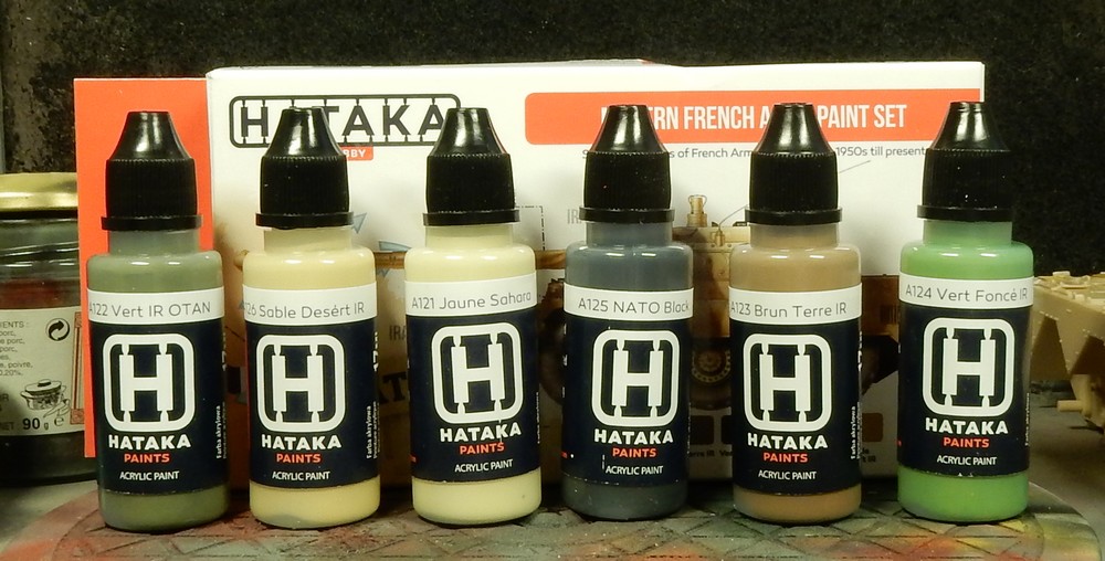 Test peinture Hataka "Modern French Army Paint Set"