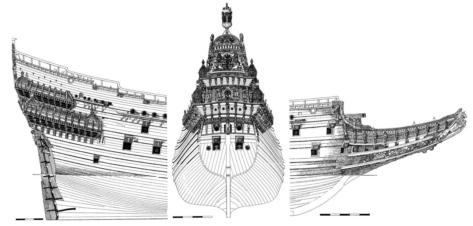 Swedish Regal Ship - Wasa ( 1628 ) --> Maquette Revell 1/150 ...