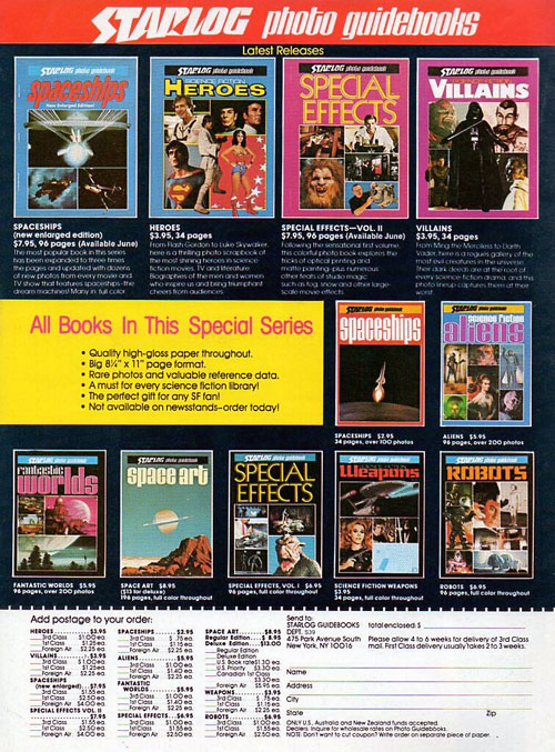 Les échos d’Altaïr » STARLOG PHOTO GUIDEBOOK