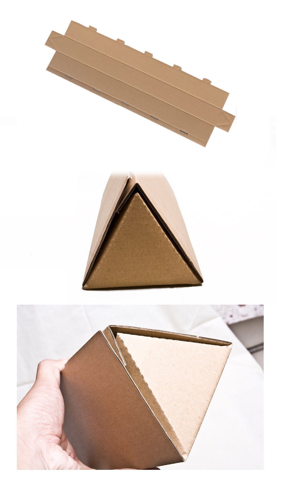 Lot de 20 Carton d'Emballage Long Tube Triangulaire 130x13x13 cm 1300mm ...