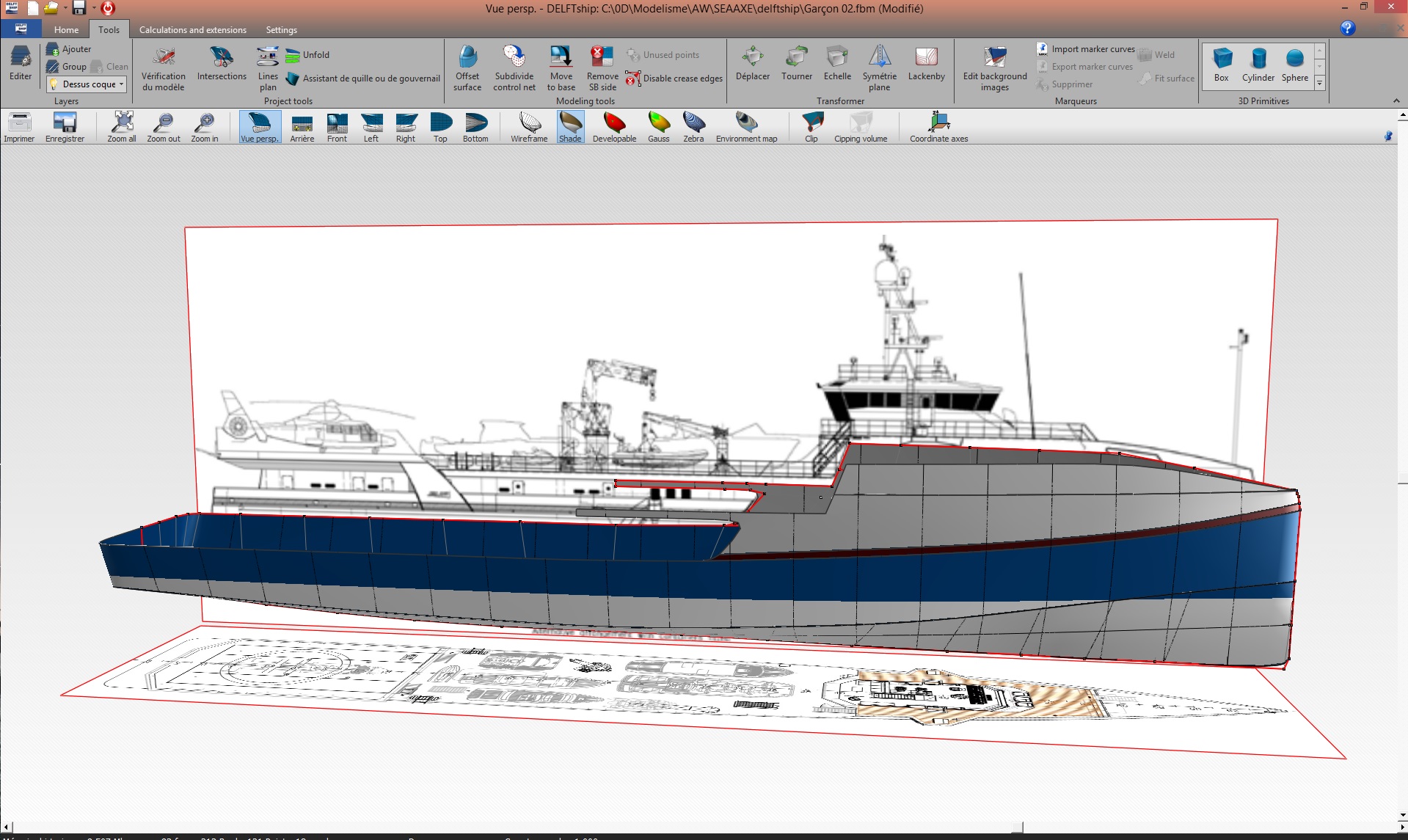 Damen SEA AXE Garçon