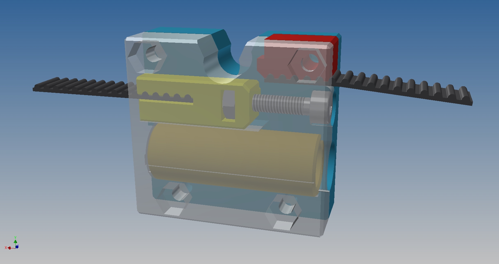 Adjustable belt tension UM2 sliding blocks - 3D Printing Forum